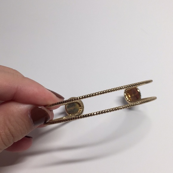 Jewelry | Purple And Gold Statement Bracelet | Poshmark